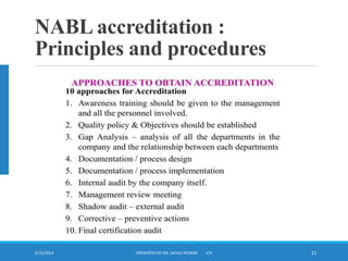 UNIT 1_QUALITY ASSURANCE_QC,QA,GMP,TQM and NABL | PPTX