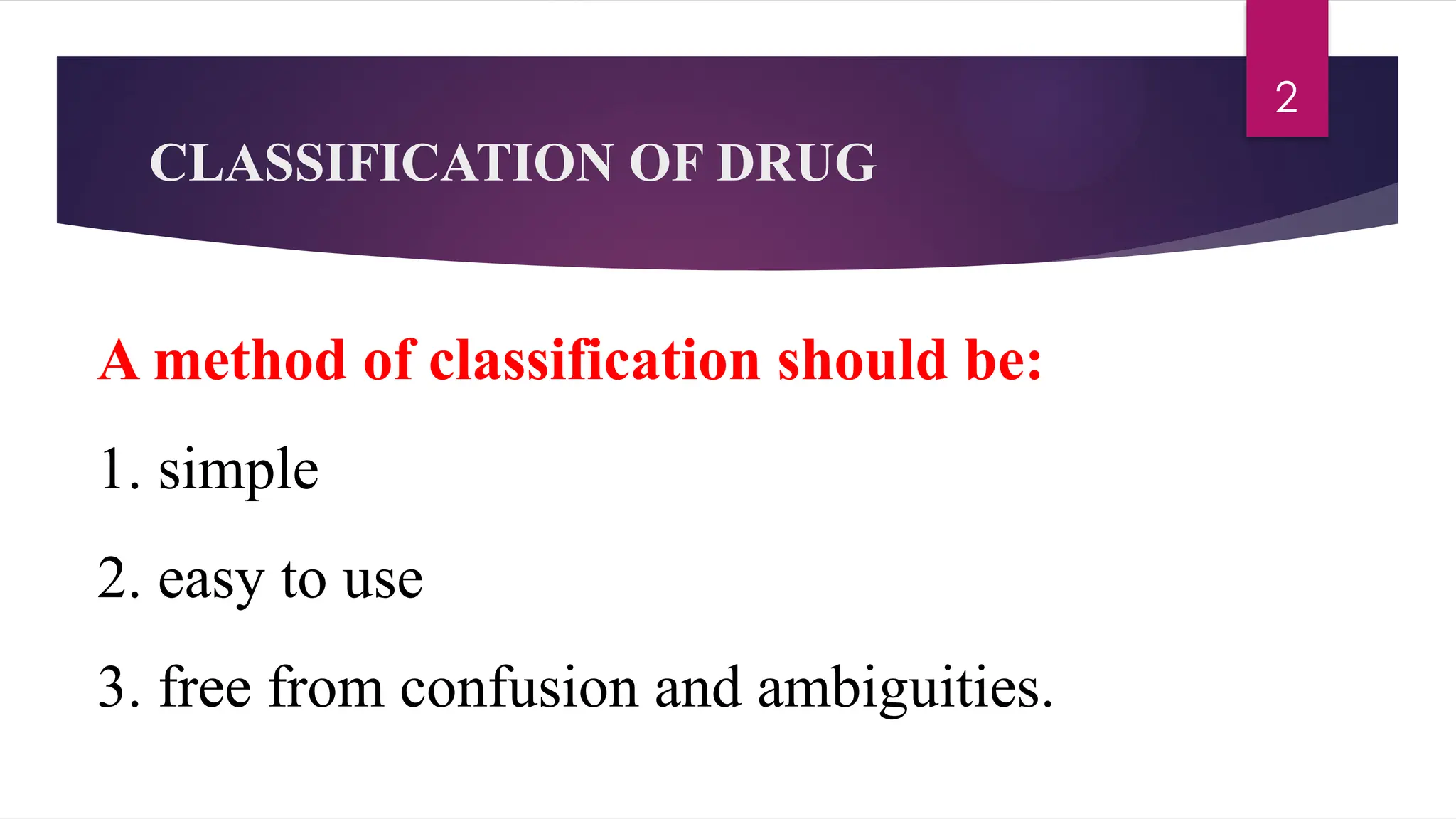 CLASSIFICATION OF DRUG Pharmacognosy And Phytochemistry -I | PPTX