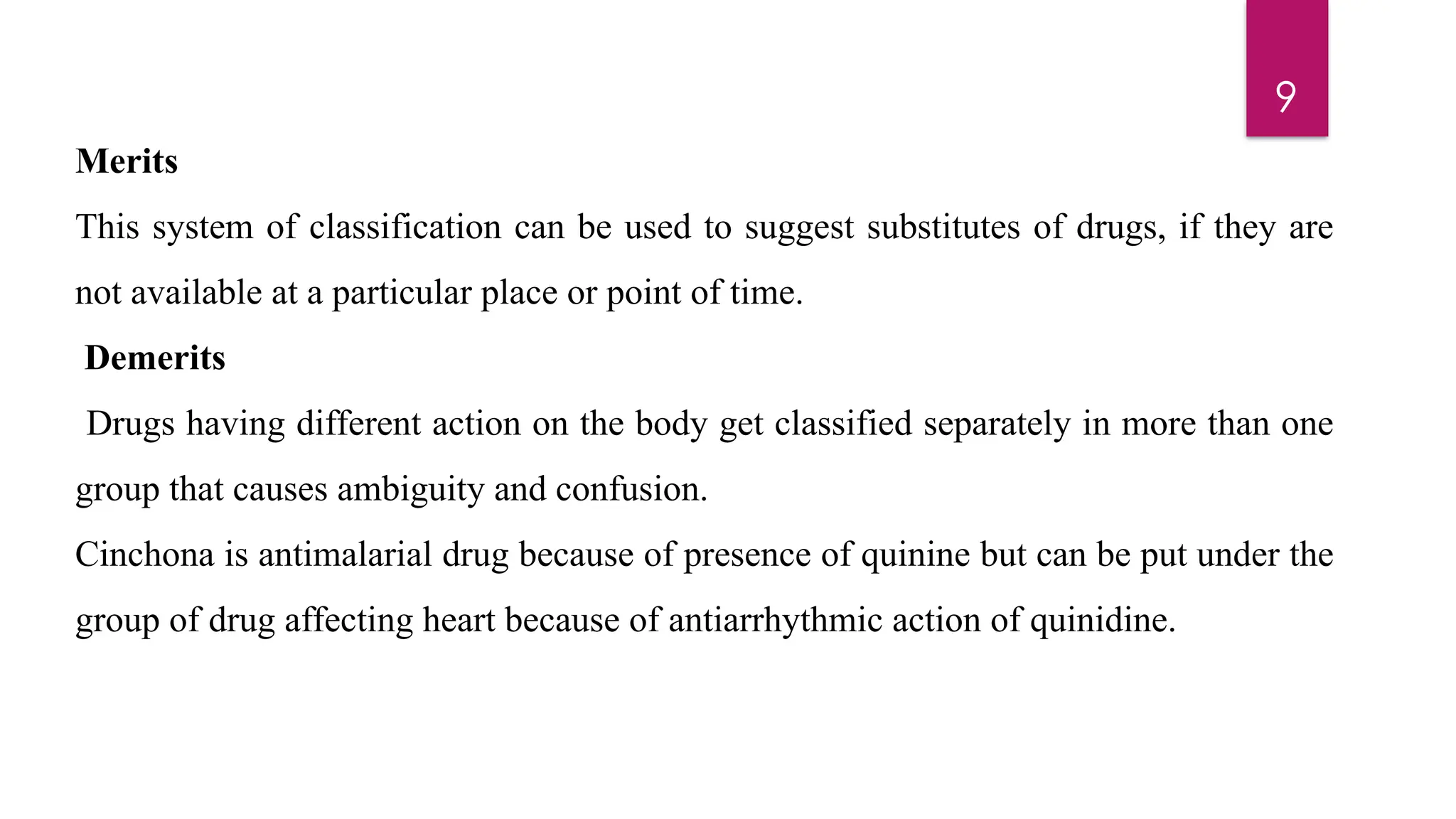 CLASSIFICATION OF DRUG Pharmacognosy And Phytochemistry -I | PPTX