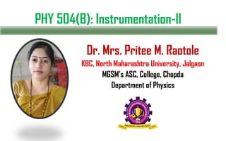 Classification of Instruments 2 and Dynamic Characteristics of Instrument | PDF