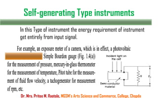 Classification of Instruments 2 and Dynamic Characteristics of Instrument | PPT