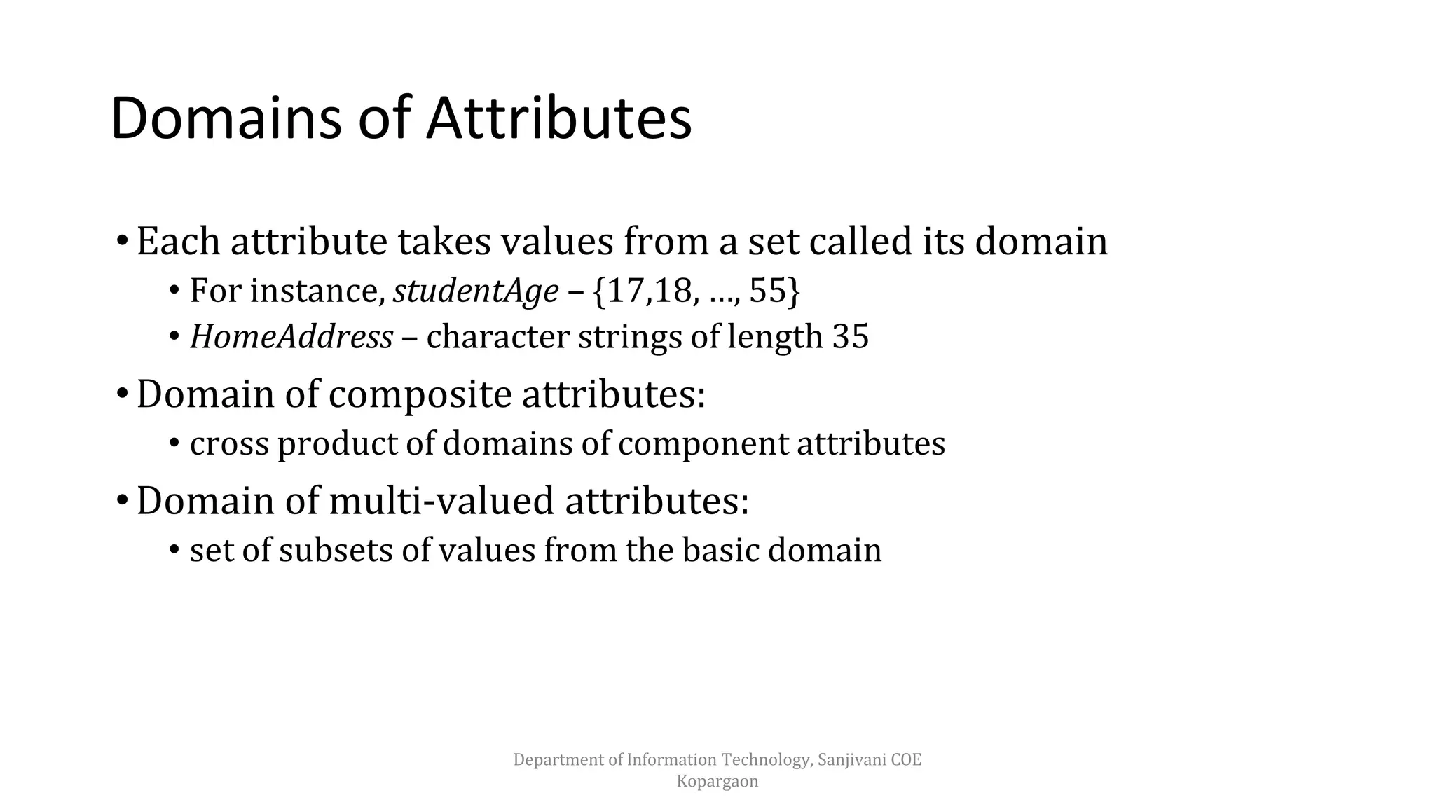 Unit 1 Introduction To Dbms Er Diagram Relation Ppt