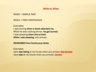 Unit 1 past continuous | PPT