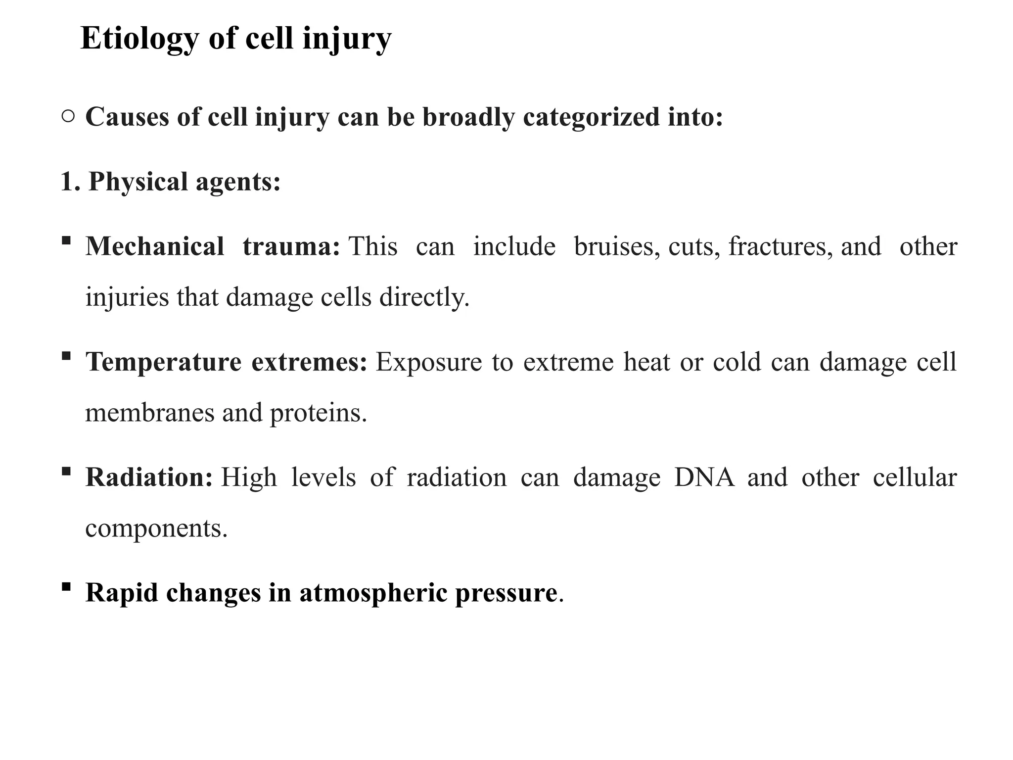Basic Principles of Cell Injury and Adaptation | PPTX