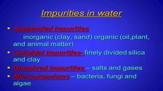 Engineering Chemistry: Water Analysis, Hardness, Purification and ...
