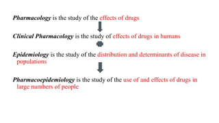 Unit 1 pharmacoepidemiology | PPTX