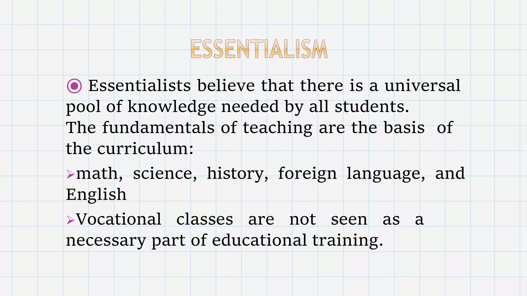 Student-Centered Philosophies | PPTX