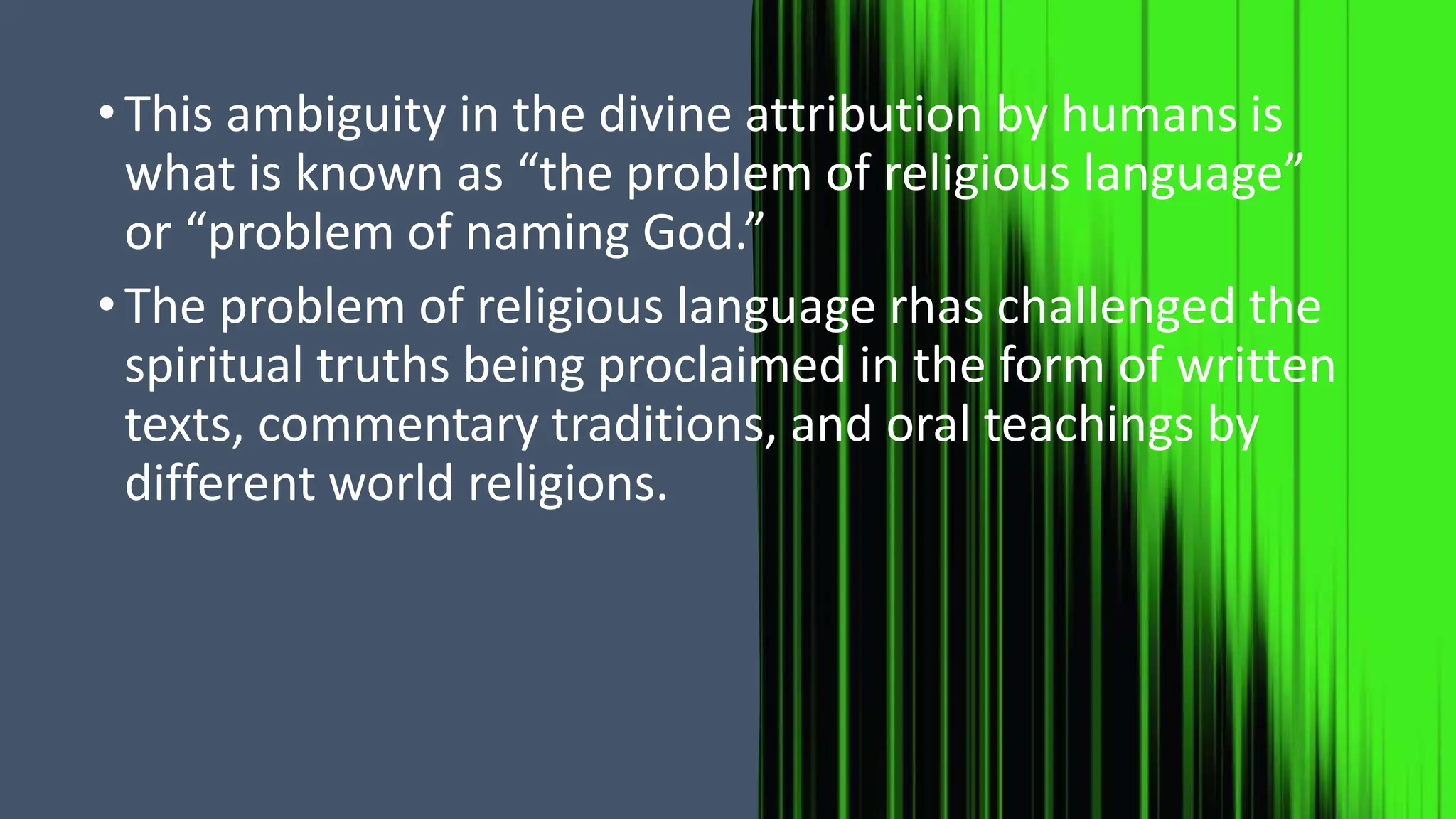 Unit One THE PHILOSOPHY OF RELIGION.pptx