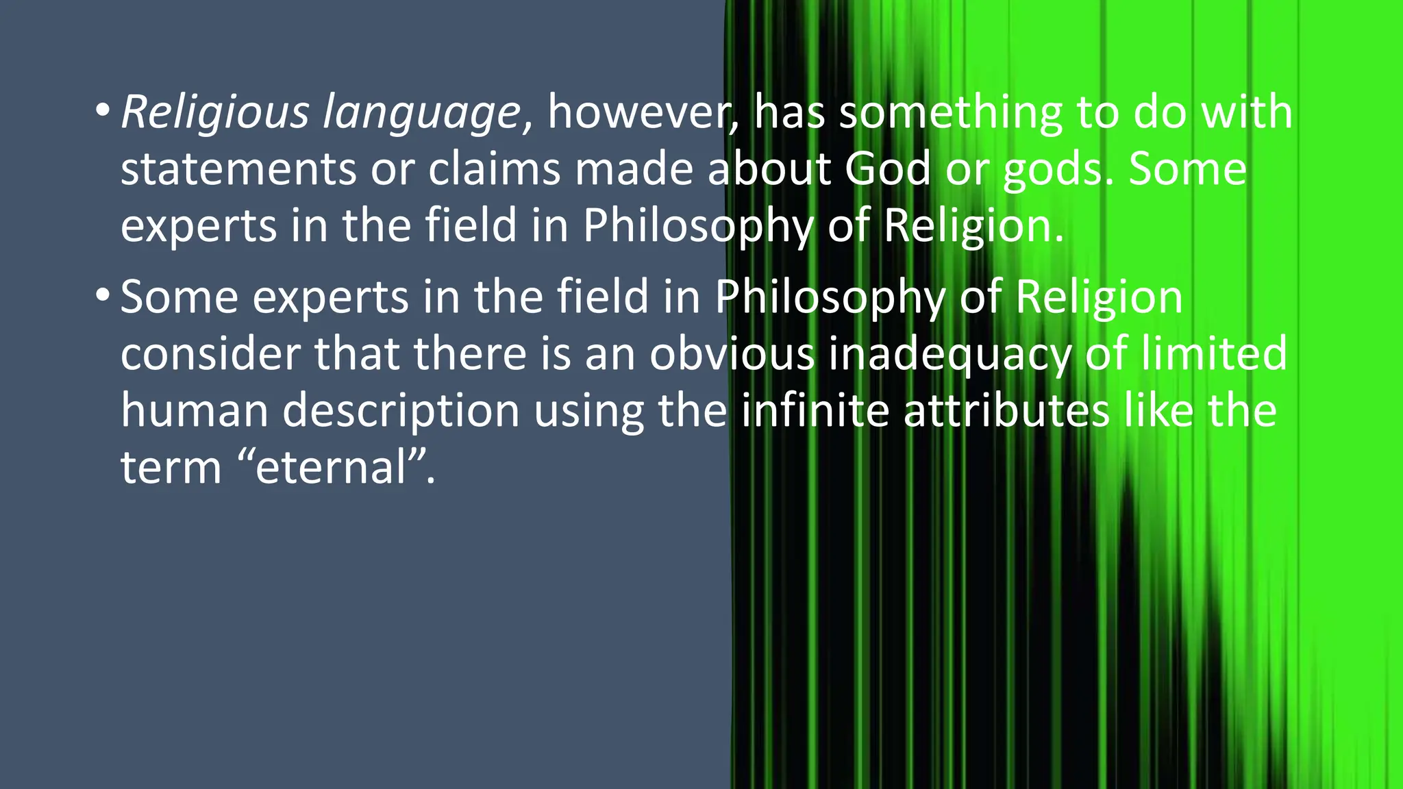 Unit One THE PHILOSOPHY OF RELIGION.pptx