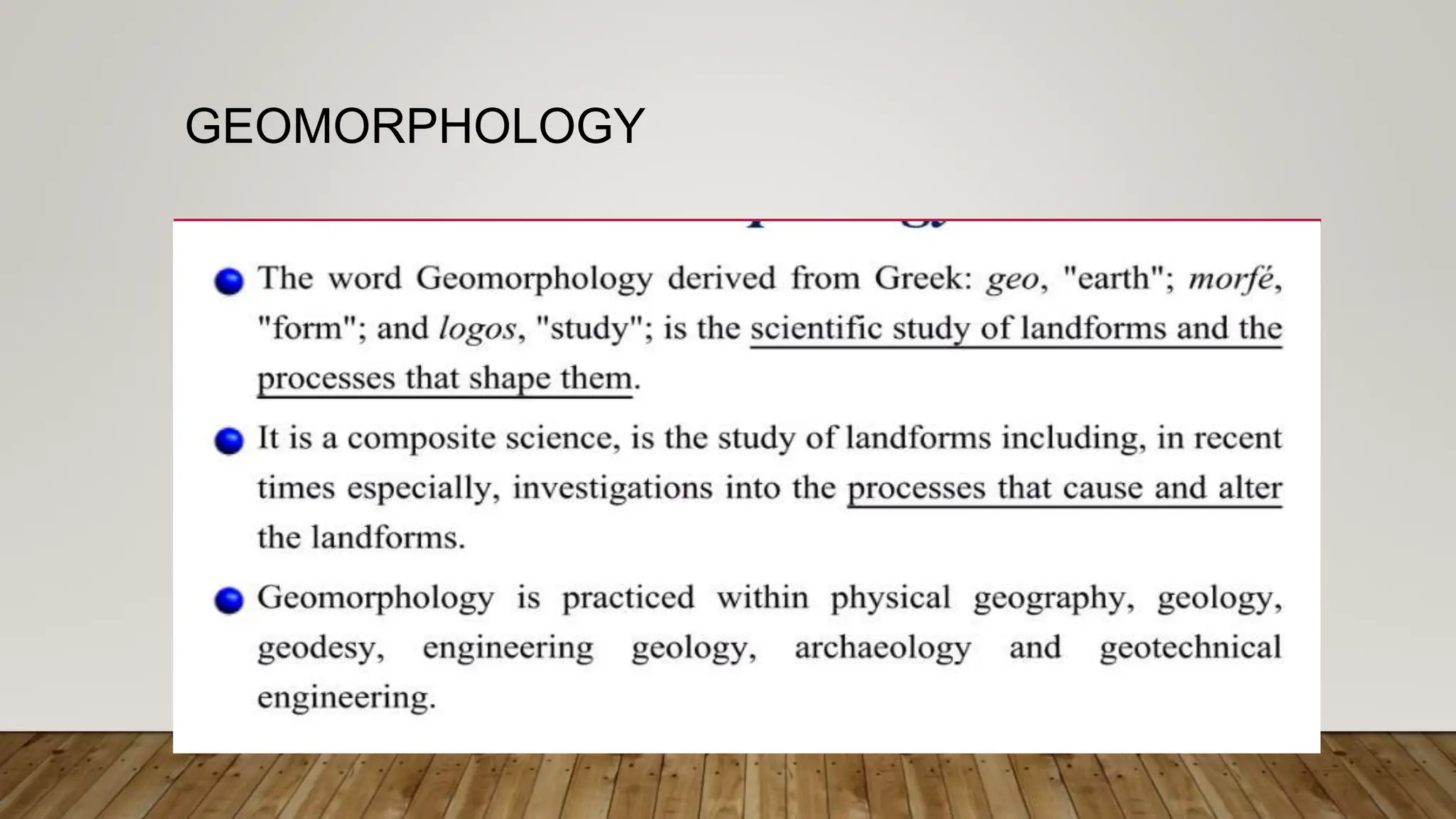 Unit 1 Physical Geology and Geomorphology.pptx