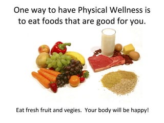 Unit 1 physical wellness | PPT