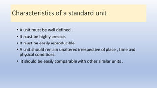 Unit physics slides by varsha parakh | PPT