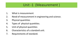 Unit physics slides by varsha parakh | PPT