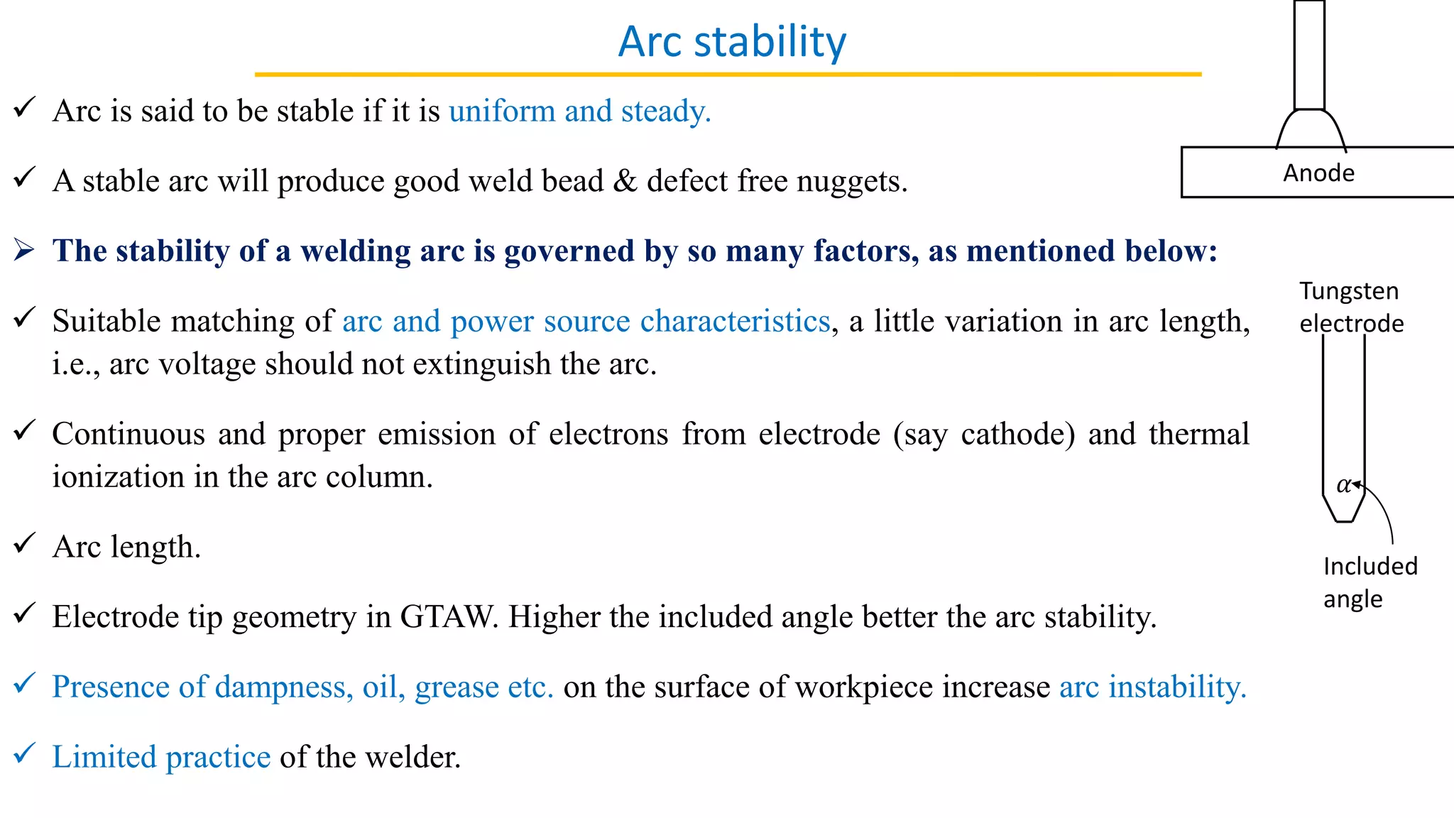 Unit 1 Physics of Welding Arc Welding.pptx | Chemistry | Science