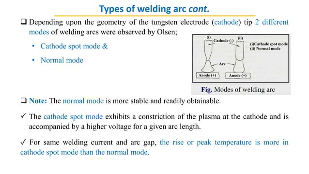 Unit 1 Physics of Welding Arc Welding.pptx | Chemistry | Science