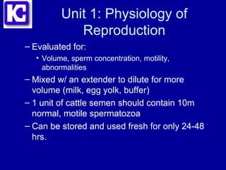 physiology of reproduction | PPT