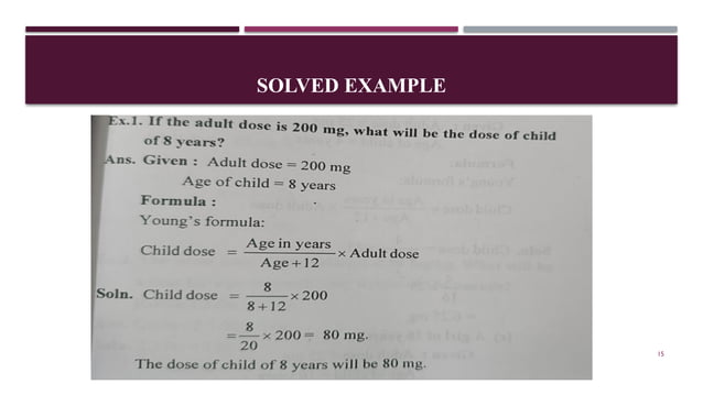 UNIT 1 (POSOLOGY) B. Pharmacy 1st sem... | PPTX