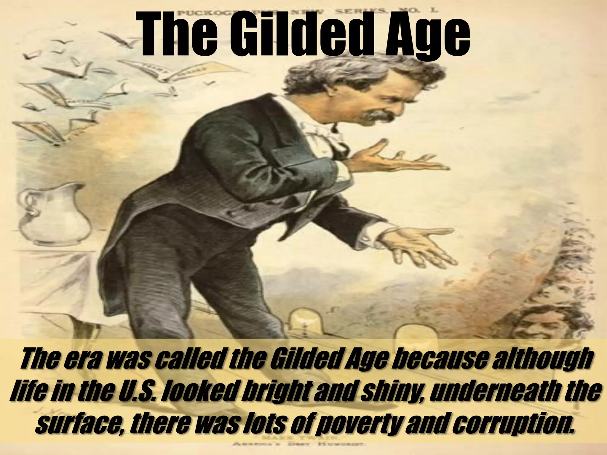 Unit 1 powerpoint #1 (the gilded age intro to unit 1) | PDF