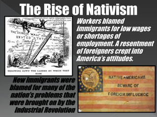 Unit 1 powerpoint #4 (the gilded age immigration) | PDF