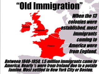 The Gilded Age Immigration