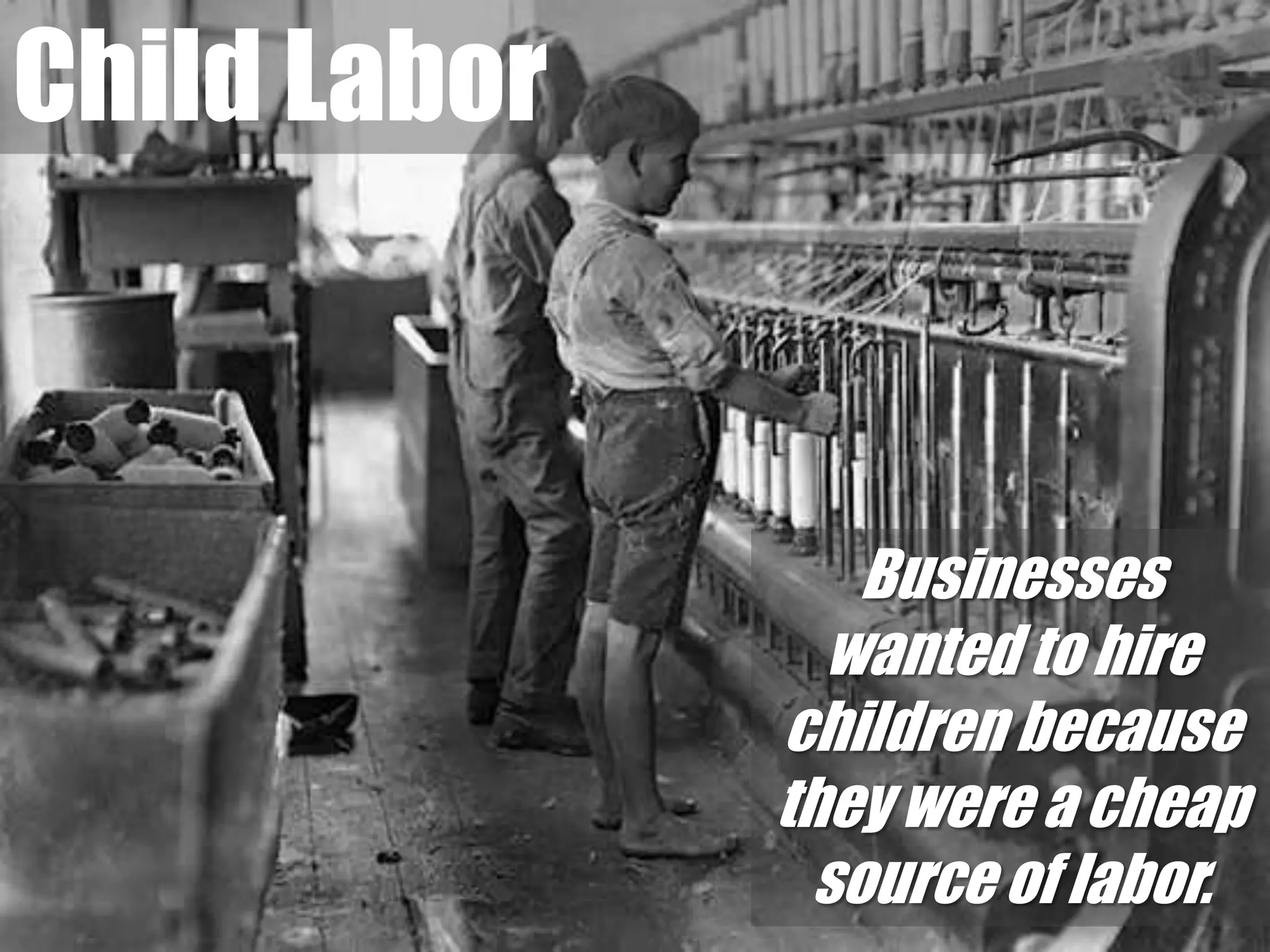 Unit 1 powerpoint #5 (the gilded age child labor) | PDF