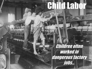 Unit 1 powerpoint #5 (the gilded age child labor) | PDF