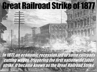 Unit 1 powerpoint #7 (the gilded age the rise of unions) | PDF