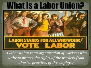 Unit 1 powerpoint #7 (the gilded age the rise of unions) | PDF