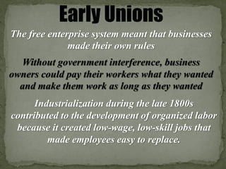 Unit 1 powerpoint #7 (the gilded age the rise of unions) | PDF