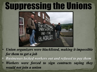 Unit 1 powerpoint #7 (the gilded age the rise of unions) | PDF