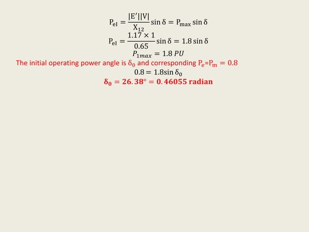 Unit 1 Power System Stability | PPTX