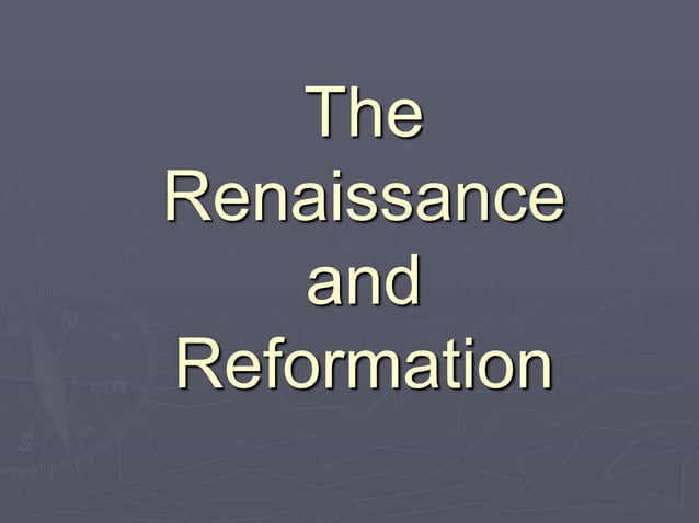 Renaissance & Reformation PowerPoint | PPTX | Christianity | Religion ...