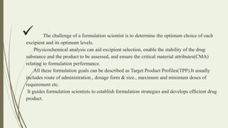 product formulation and development | PPTX