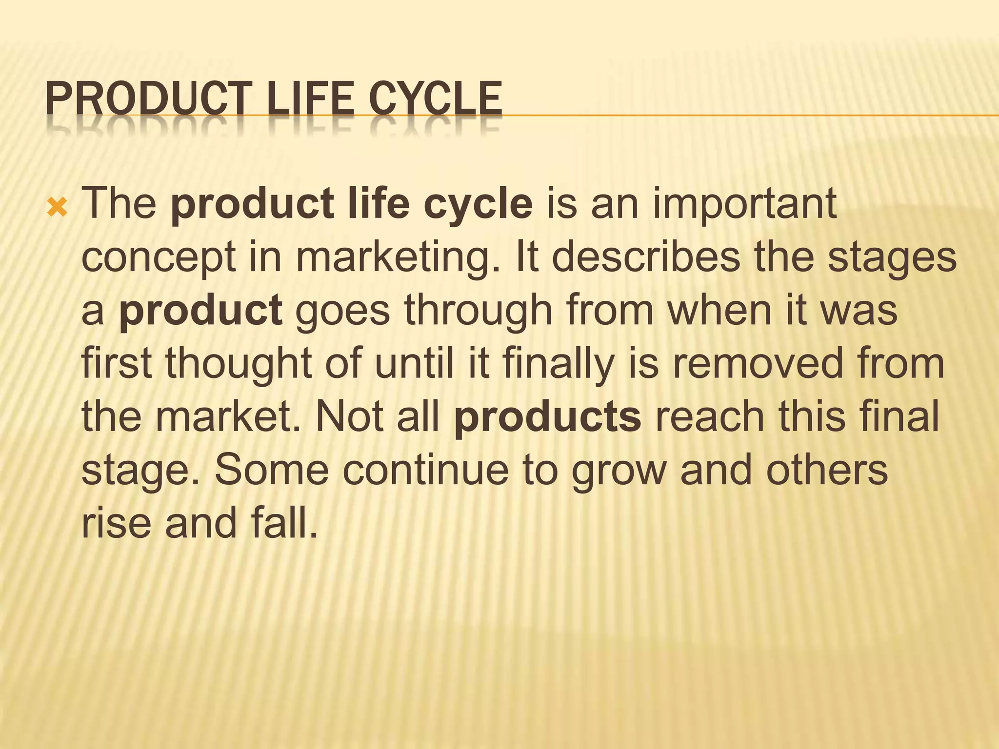 PRODUCT MANAGEMENT & PRODUCT LIFE CYCLE | PPTX | Sales | Business