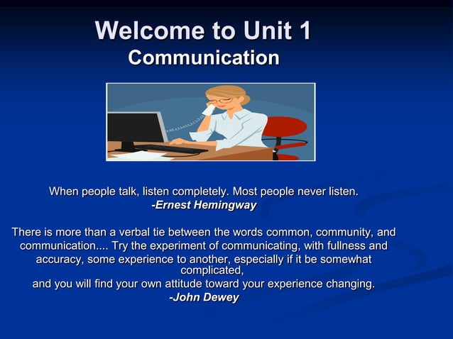 Unit1 Ppt | PPT