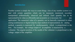 Introduction of number system | PPTX