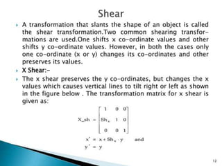introduction to computer graphics unit 1 | PPTX