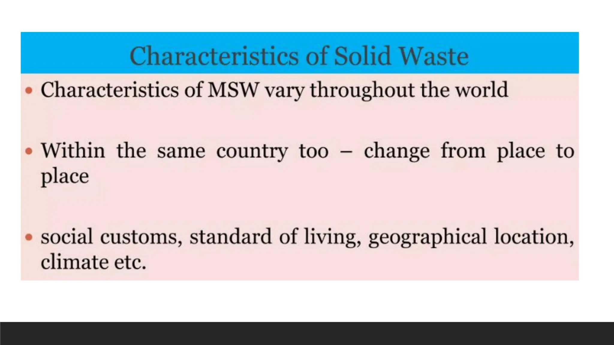 Solid Waste Management - Introduction, Types and Its Properties | PDF ...