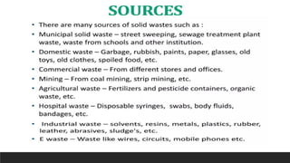Solid Waste Management - Introduction, Types and Its Properties | PDF ...
