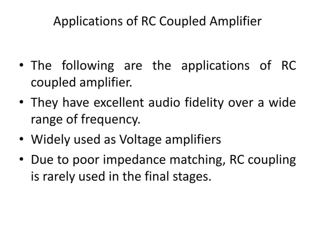 unit 1 ppt 2 Multi-stage transistor amplifiers (1).pptx | Computer Networking | Computing