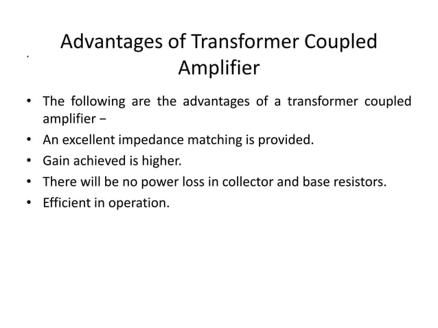 unit 1 ppt 2 Multi-stage transistor amplifiers (1).pptx | Computer Networking | Computing
