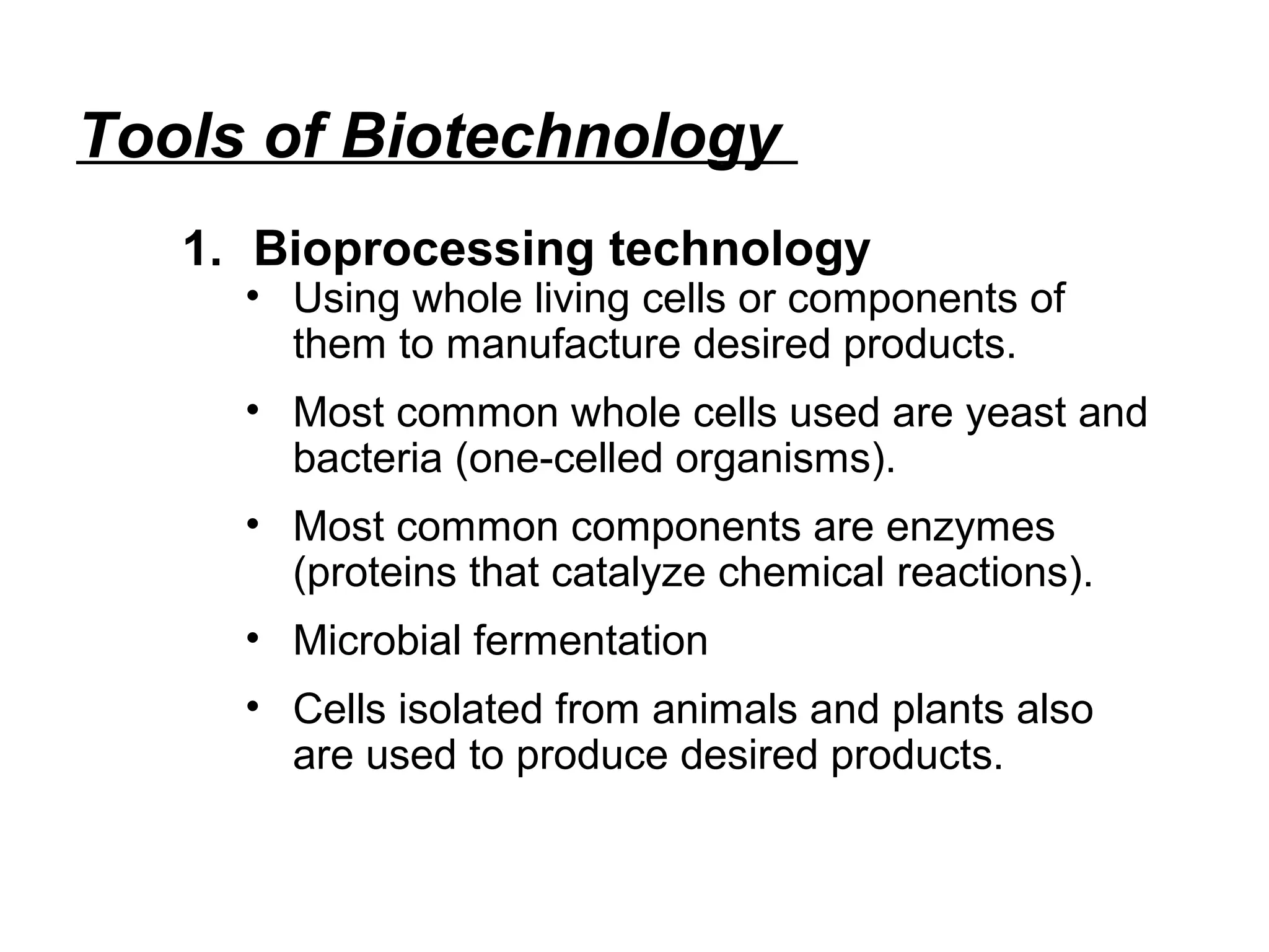 Unit1 practical applications-of-biotechnology | PPT | Biotech and ...