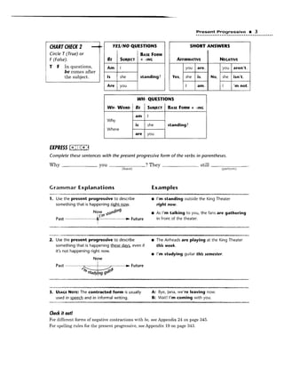 Unit 1 Present Simple and Present Progressive | PDF