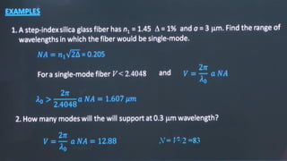 Optical Communication-Unit 1- Problems | PDF