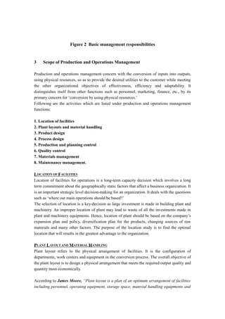 Unit 1 production and operation management | DOC