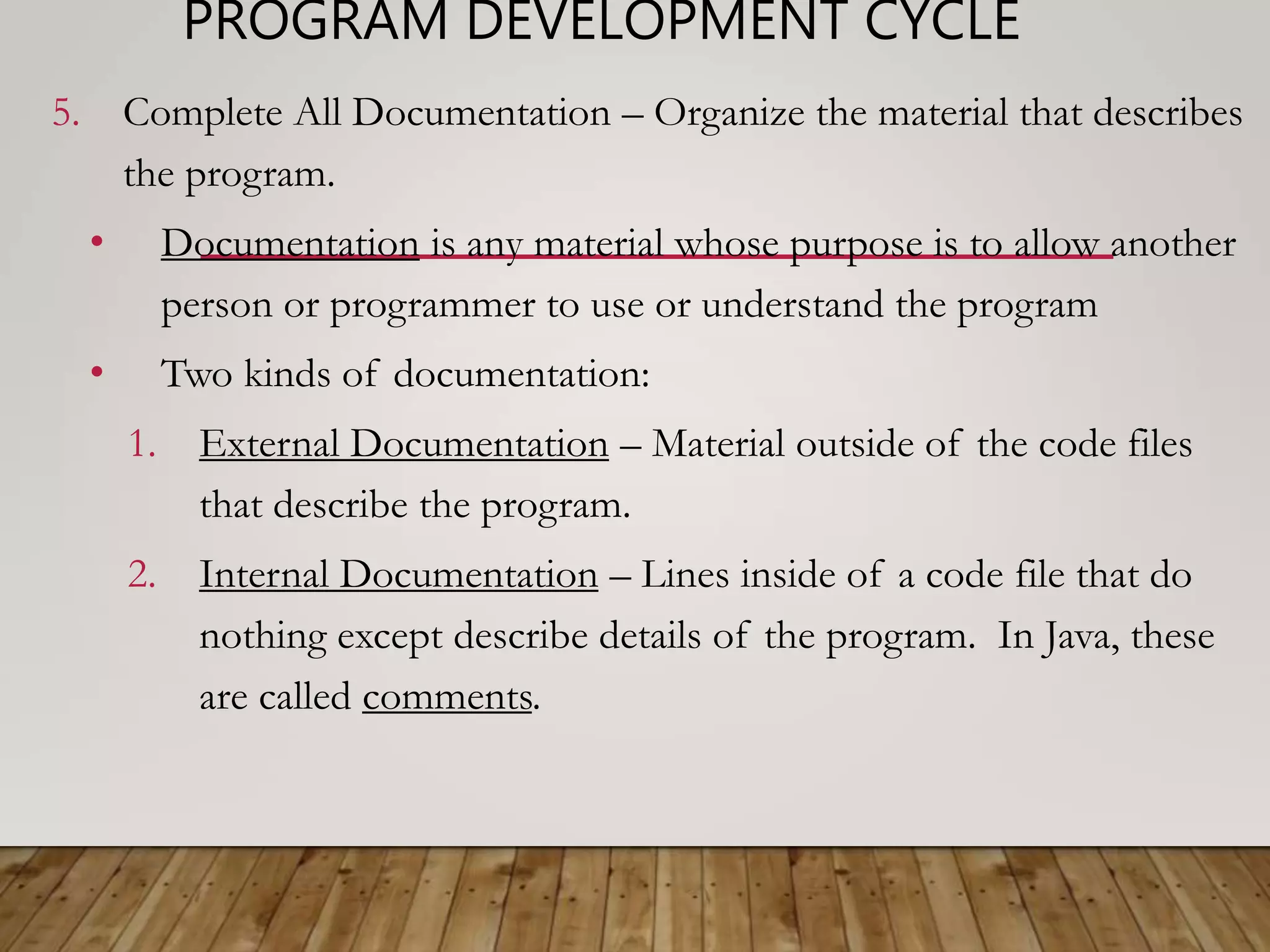 Unit 1 program development cycle | PPT