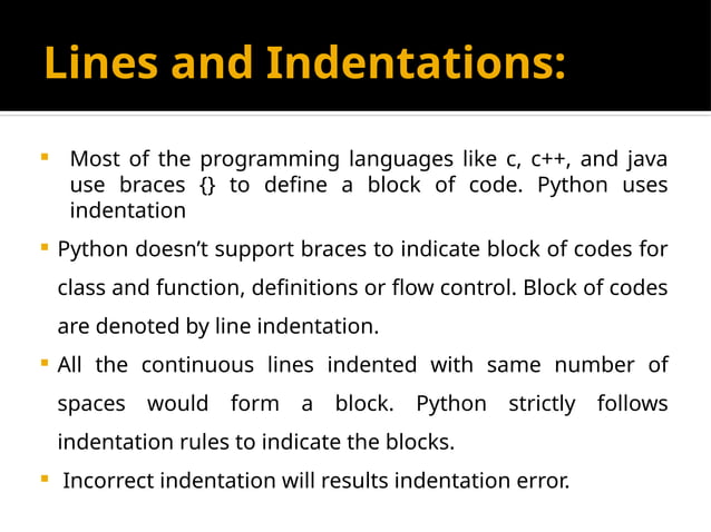UNIT 1 PYTHON introduction and basic level | PPTX