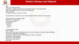 Unit 1 Python class and object.pptxbbvvvb | PPTX