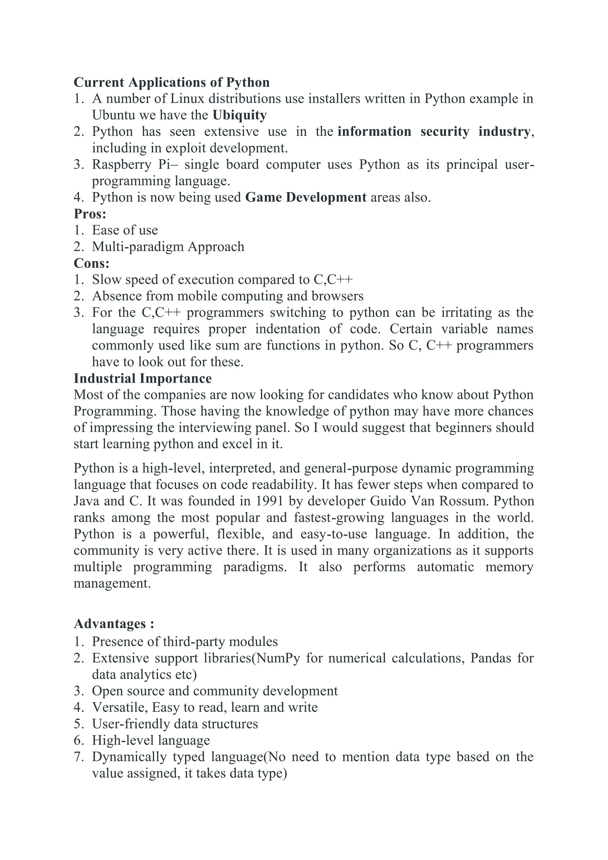 Python Notes for mca i year students osmania university.docx