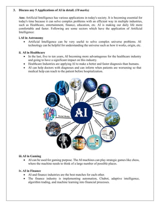 22PE0IT4C_Artificial_Intelligence_Unit_1_QB_Final | PDF